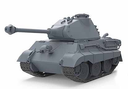 MENG - Cartoon Tank King Tiger (Porsche Turret)