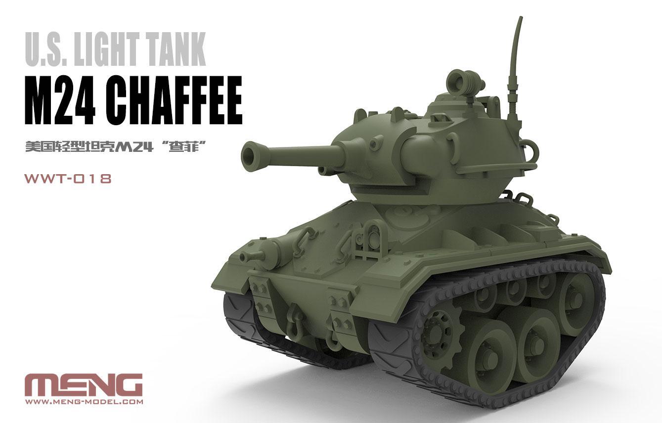 MENG - Cartoon Tank M24 Chaffee US Light Tank