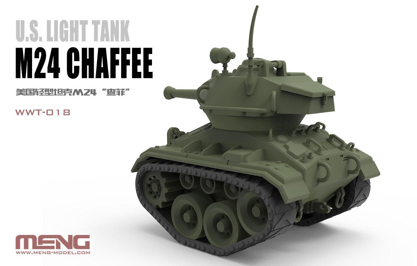 MENG - Cartoon Tank M24 Chaffee US Light Tank