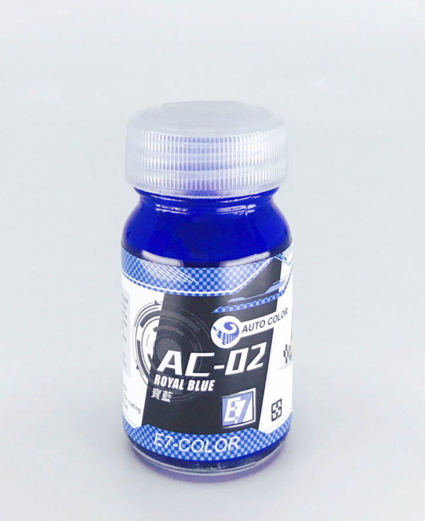 E7 Paints E7AC02 AC-02 Royal Blue 20ml | Rhypla Builds