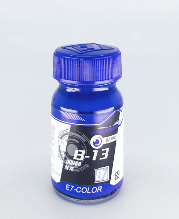 E7 Paints E7B13 B-13 Indigo 20ml | Rhypla Builds