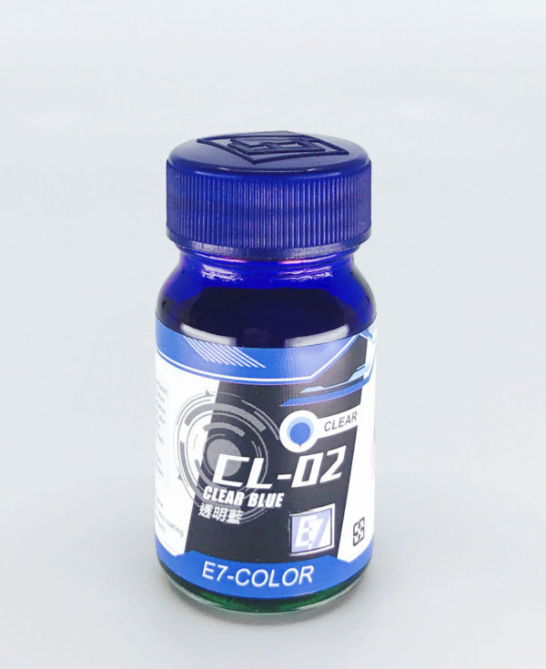 E7 Paints E7CL02 CL-02 Clear Blue 20ml | Rhypla Builds