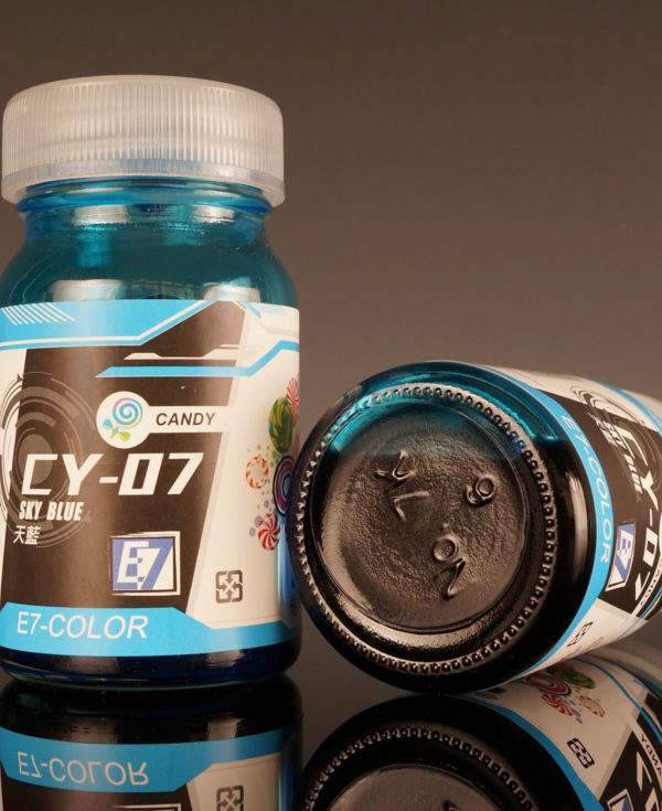 E7 Paints E7CY07 CY-07 Candy Sky Blue 50ml | Rhypla Builds