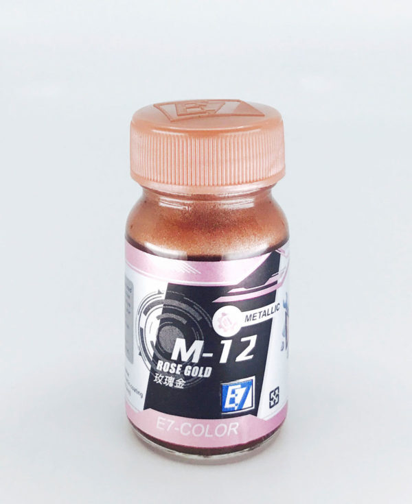 E7 Paints E7M12 M-12 Rose Gold 20ml | Rhypla Builds