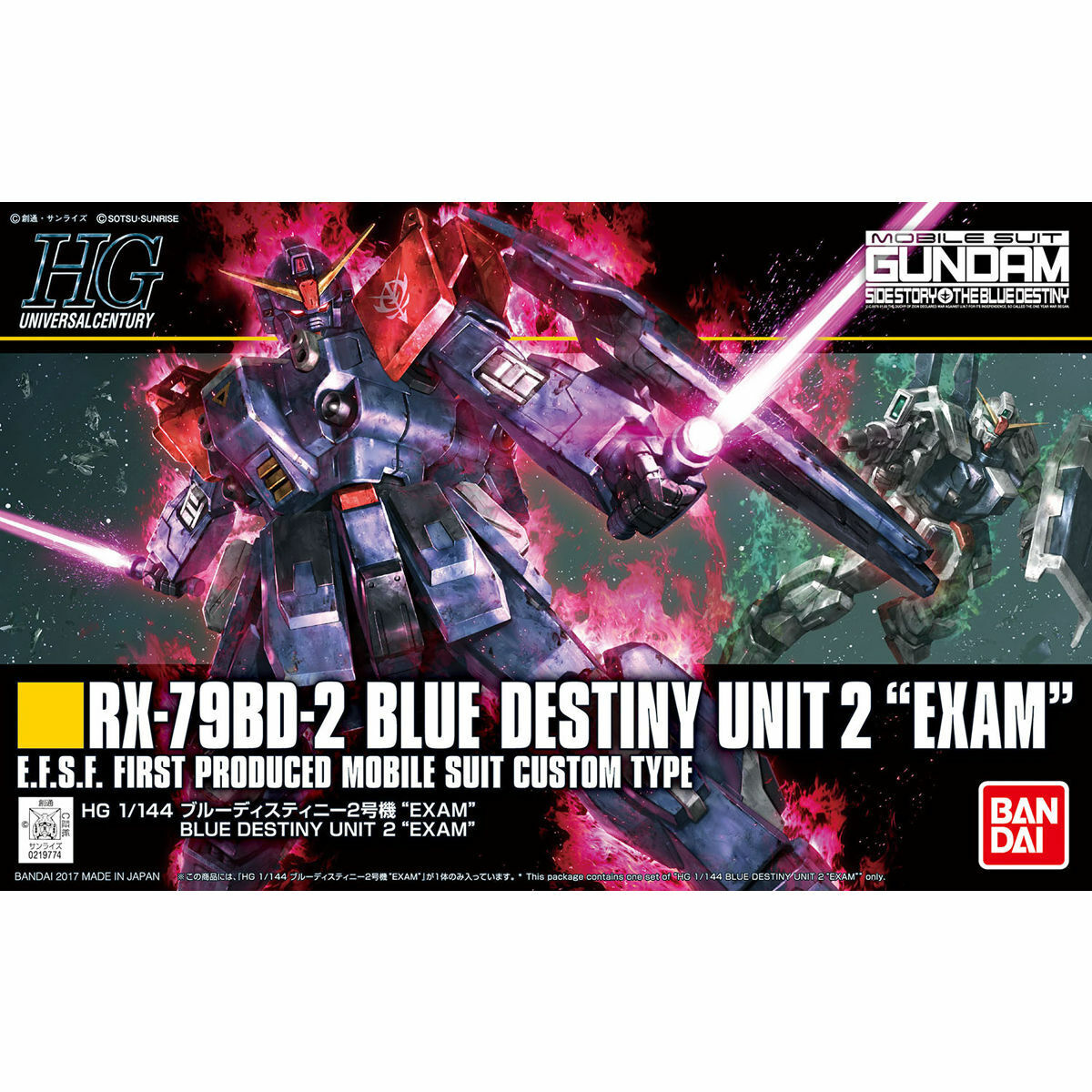 Bandai G0219774 HG 1/144 Blue Destiny Unit2“Exam” | Rhypla Builds
